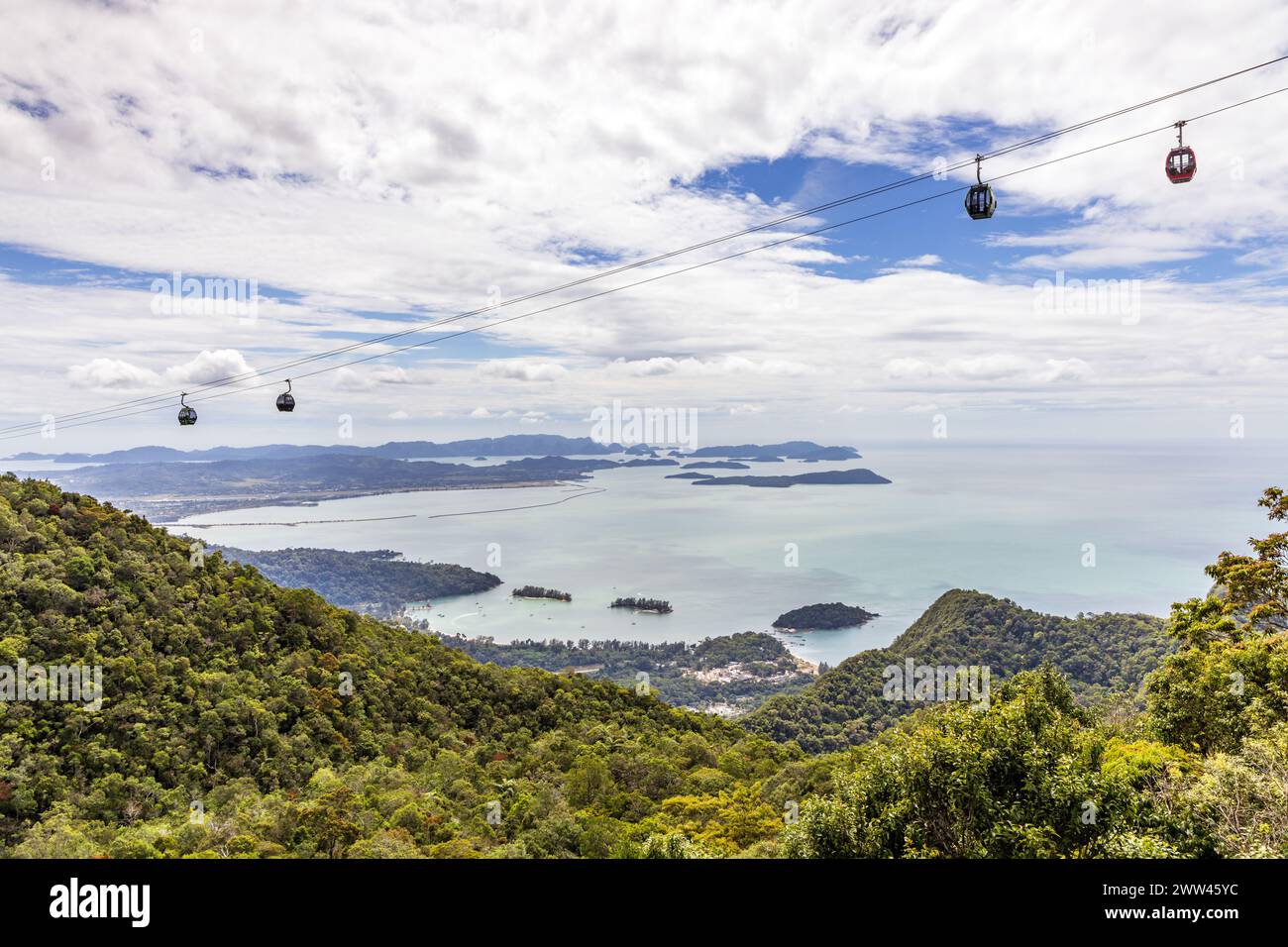 Langkawi Cable Car on Langkawi island, Malaysia Stock Photo - Alamy