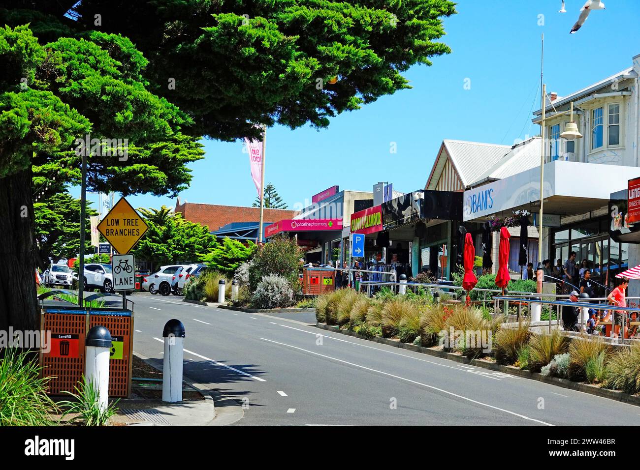 Thompson Street Cowes Phillip Island Australia Victoria Western Port ...