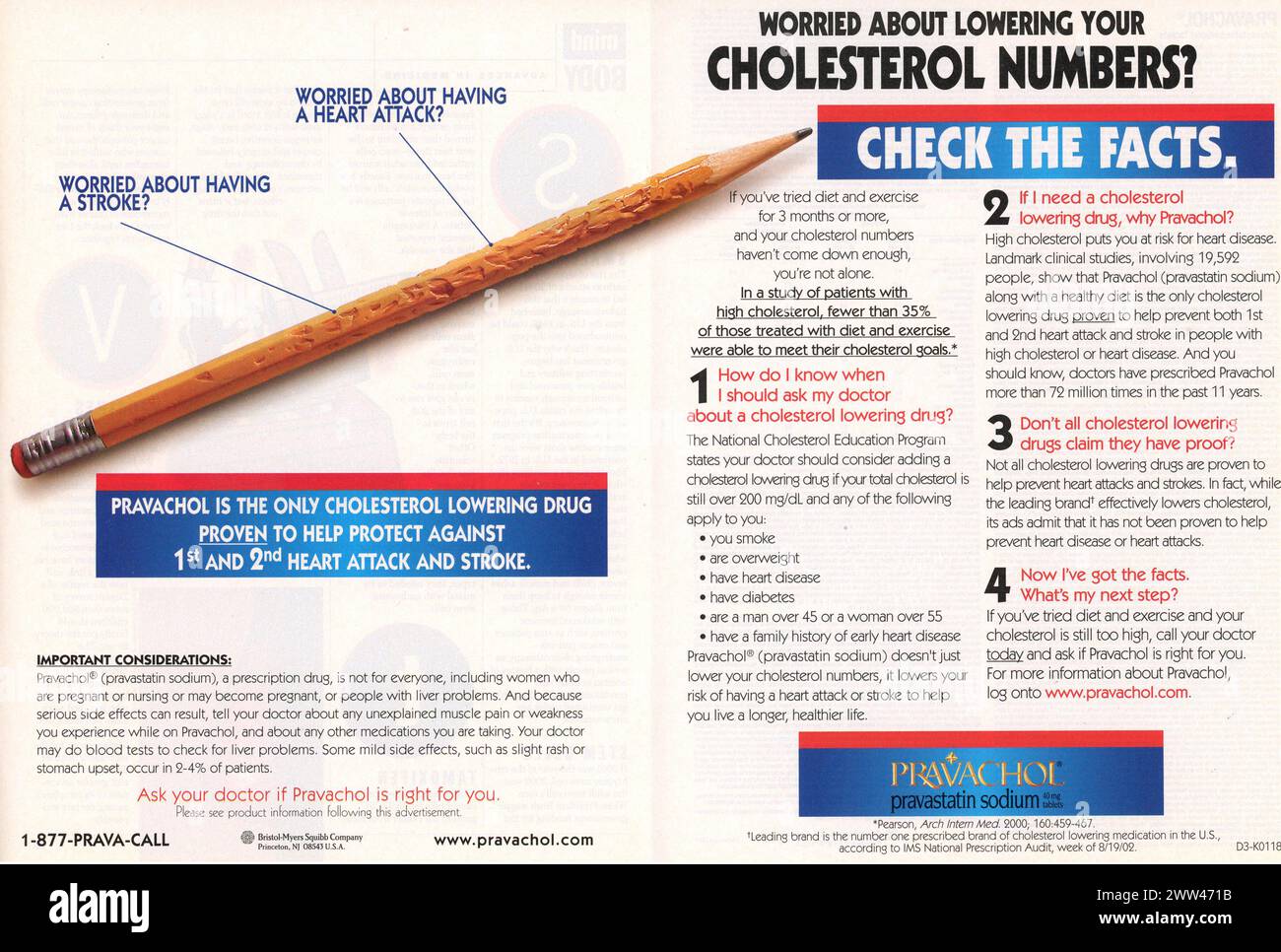 Vintage "Time" magazine 20 January 2003 issue advert, USA Stock Photo ...