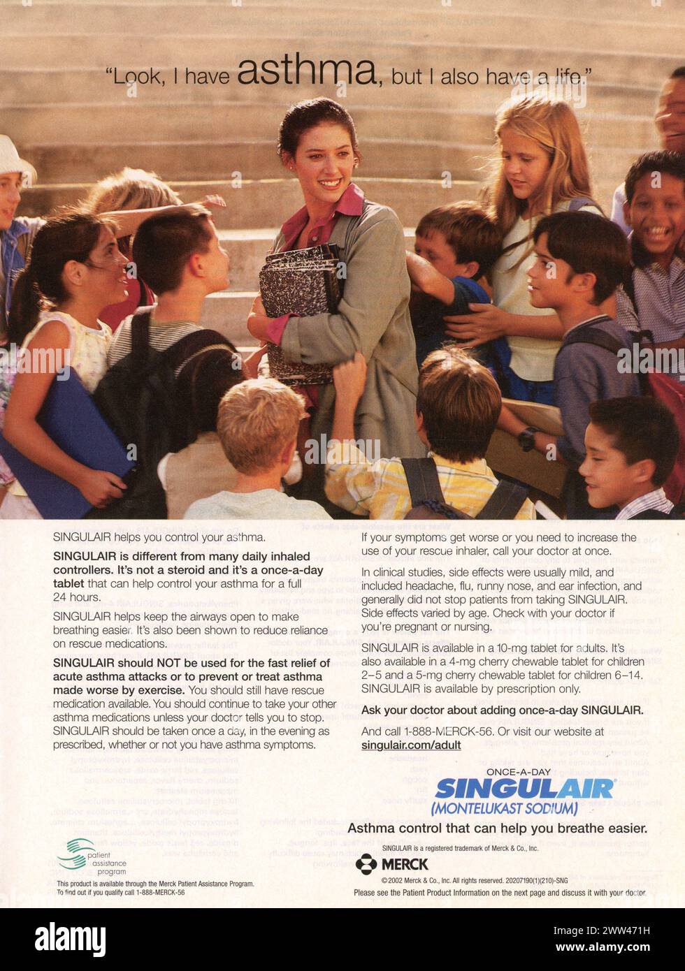 Vintage "Time" magazine 20 January 2003 issue advert, USA Stock Photo ...