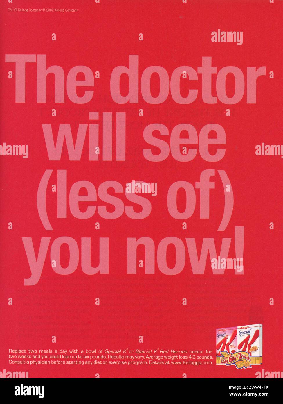 Kelloggs advert hi-res stock photography and images - Alamy