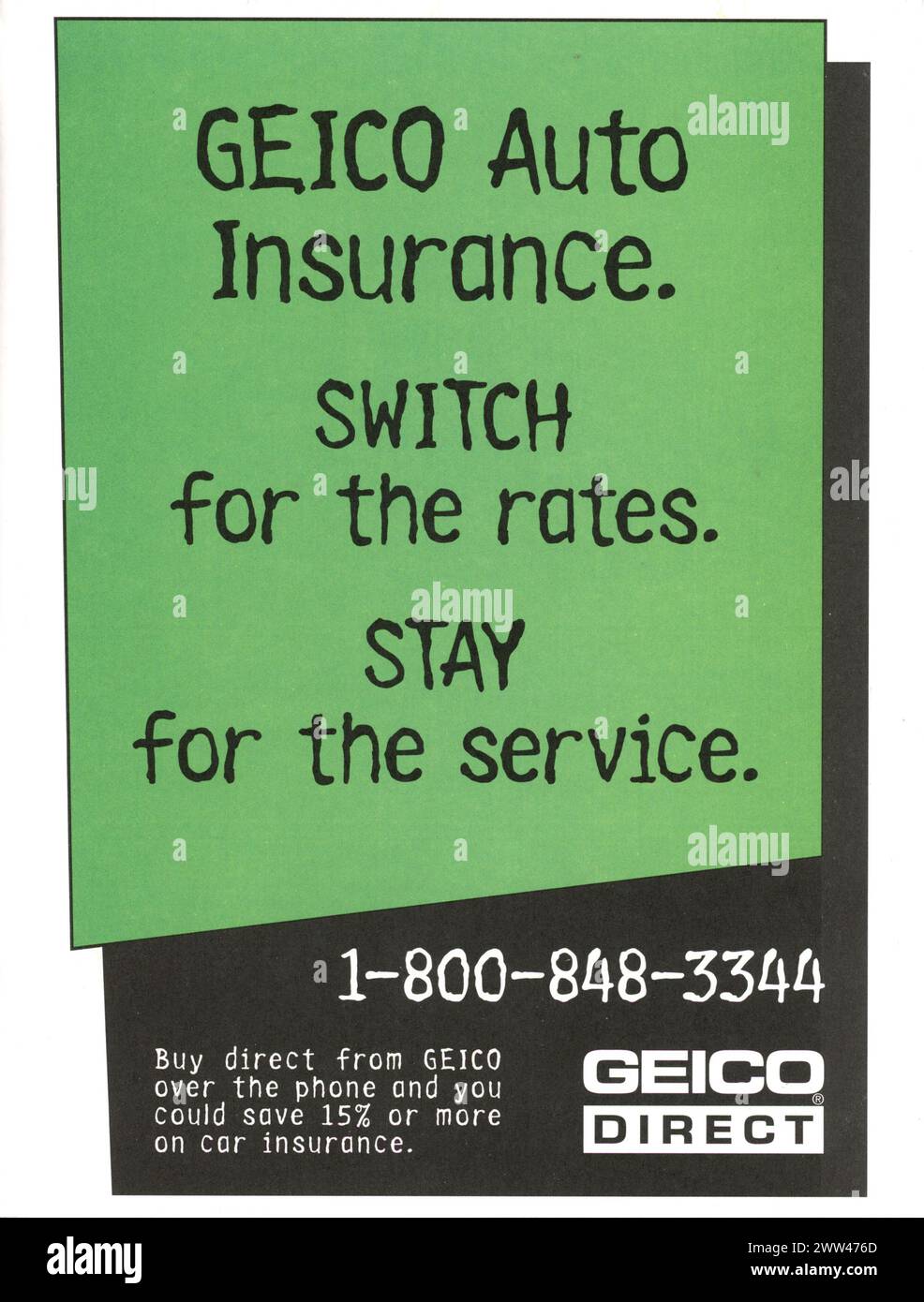 Vintage "Time" magazine 21 January 2002 issue advert, USA Stock Photo ...