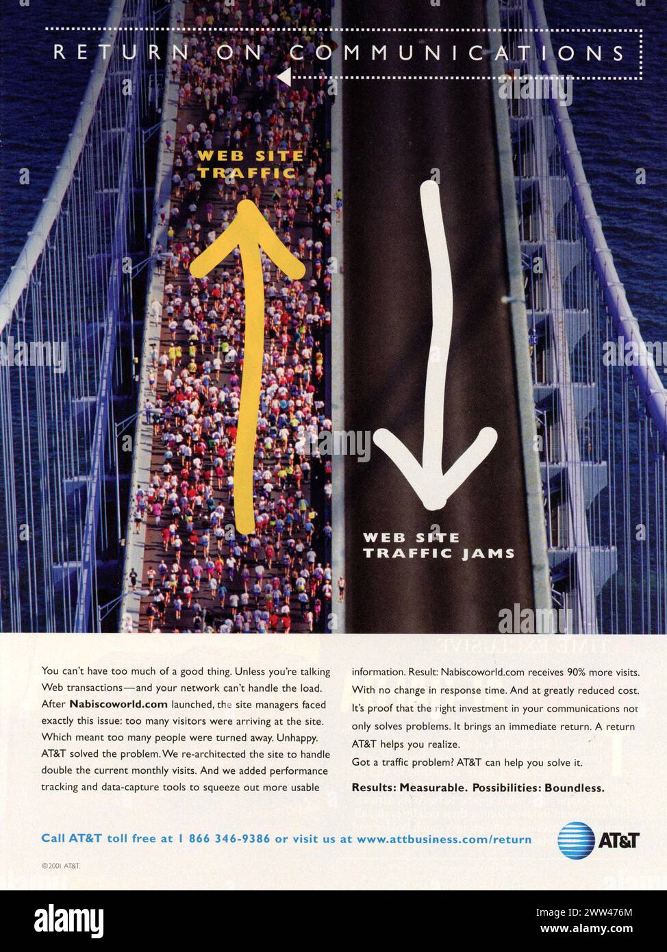 Vintage "Time" magazine 21 January 2002 issue advert, USA Stock Photo ...