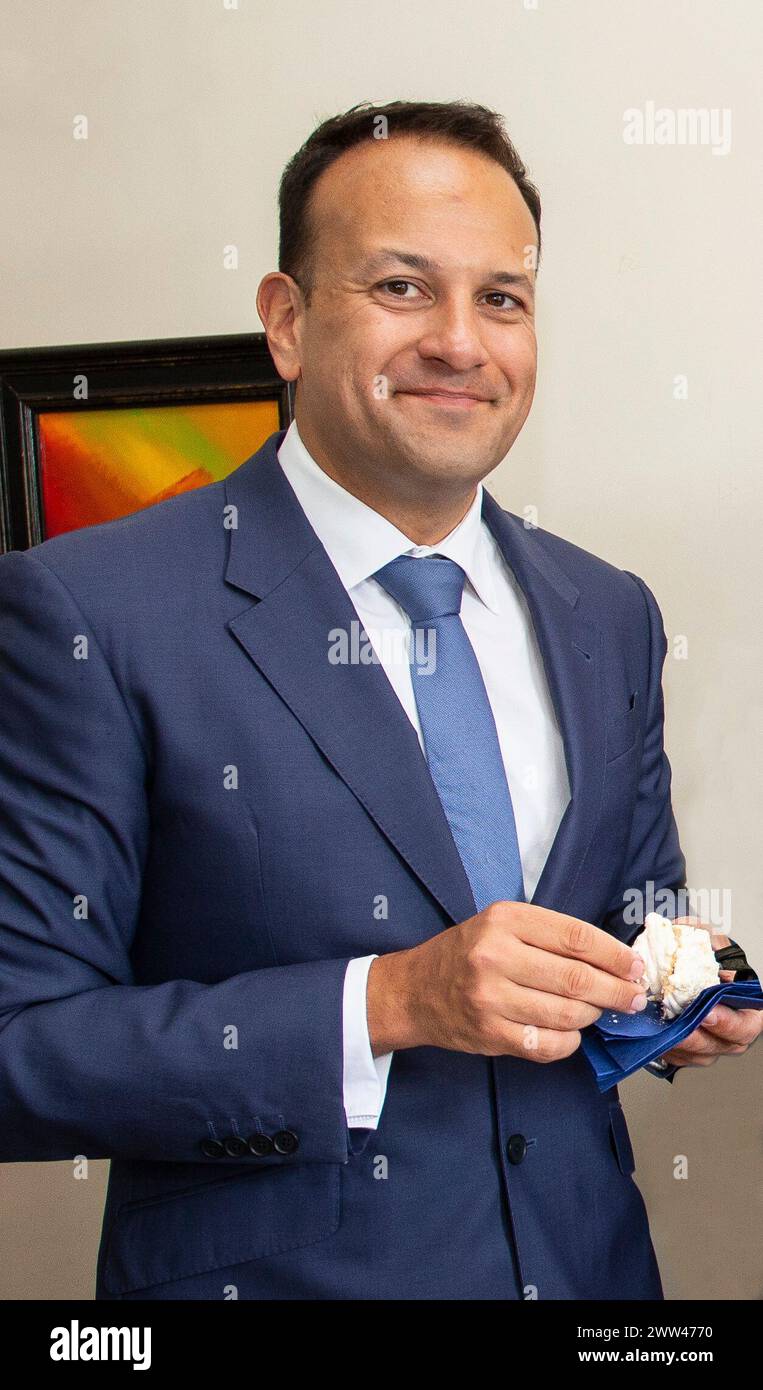 Taoiseach leo varadkar close up hi-res stock photography and images - Alamy