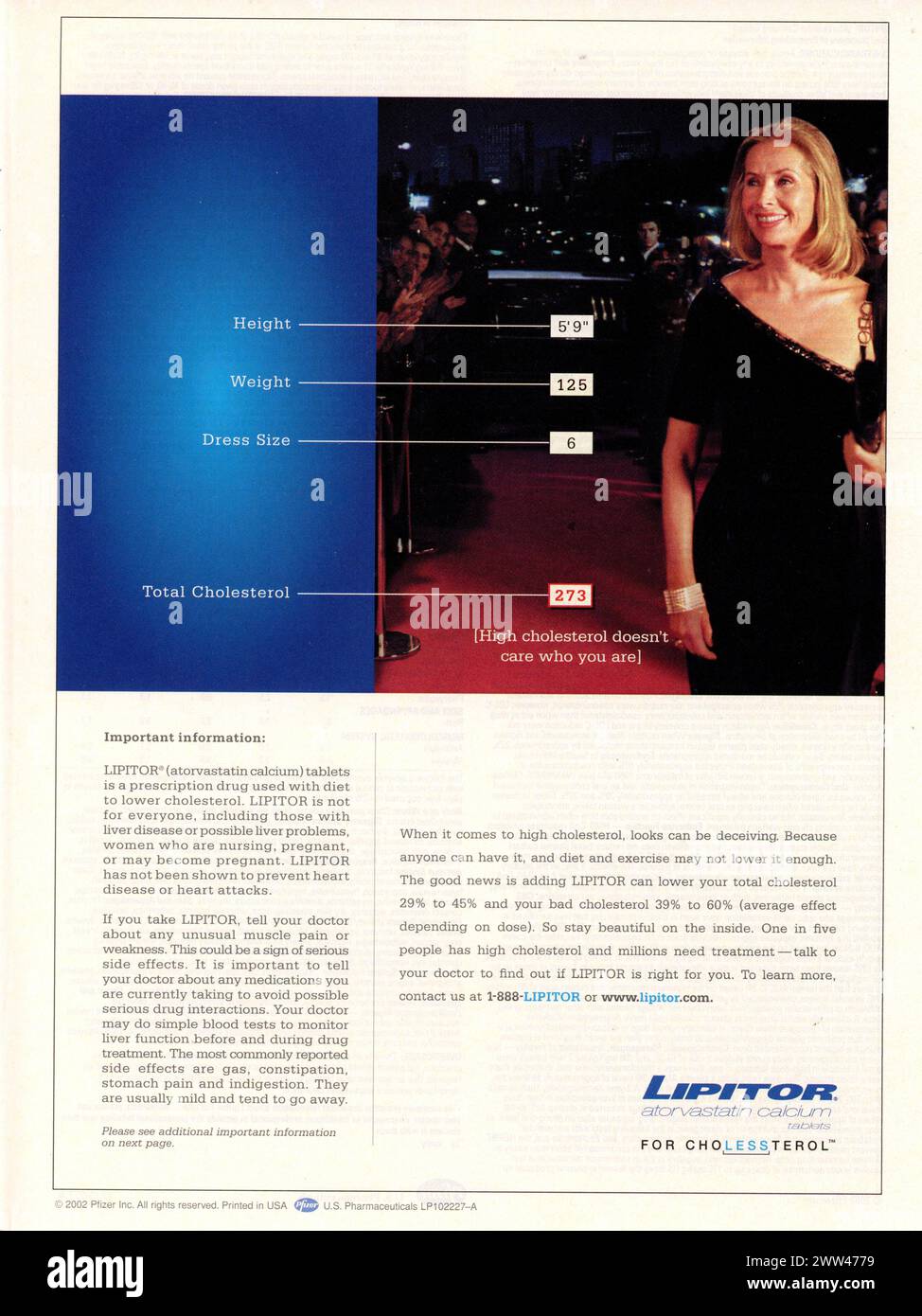 Vintage "Time" magazine 21 January 2002 issue advert, USA Stock Photo ...