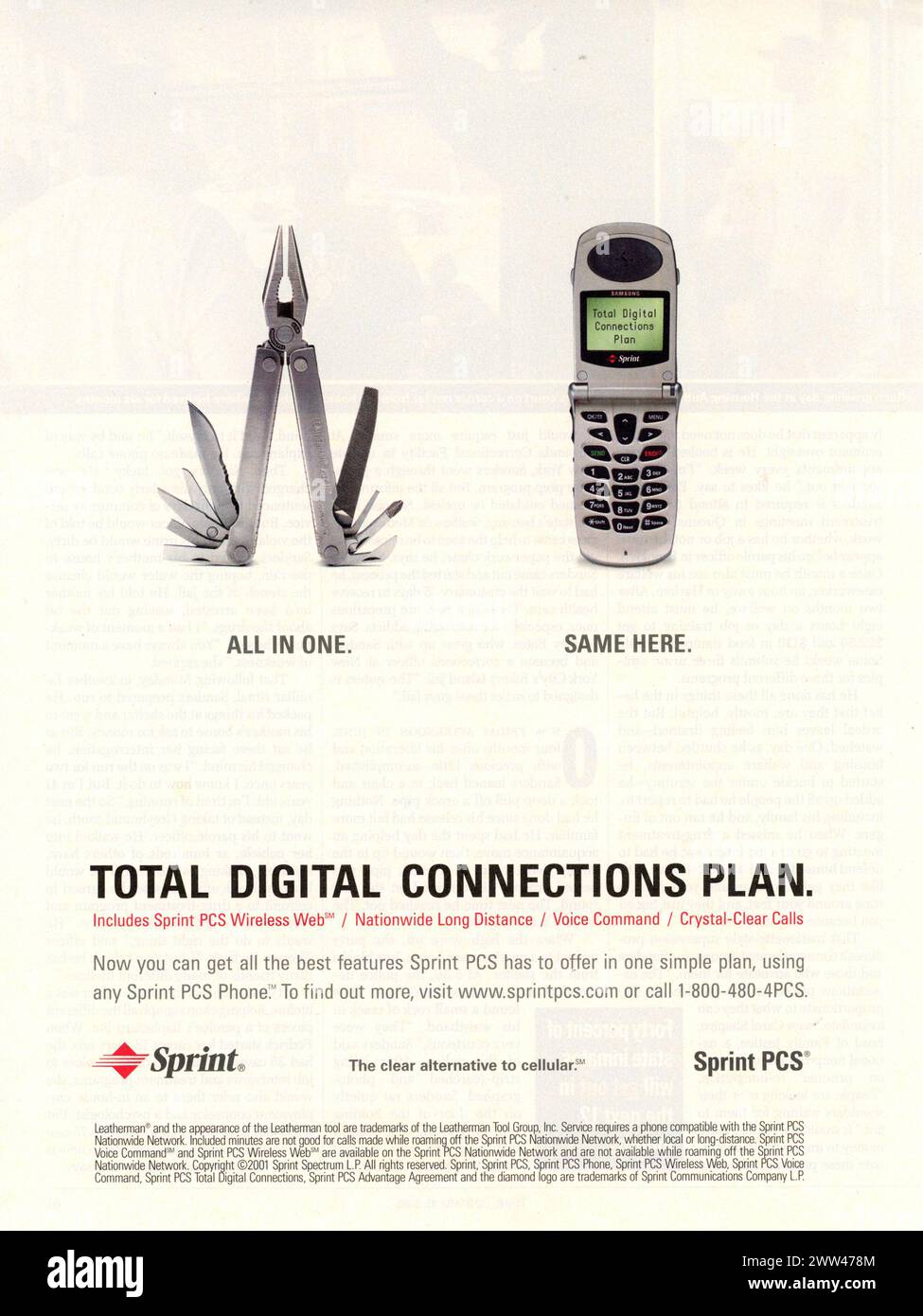 Vintage "Time" magazine 21 January 2002 issue advert, USA Stock Photo ...