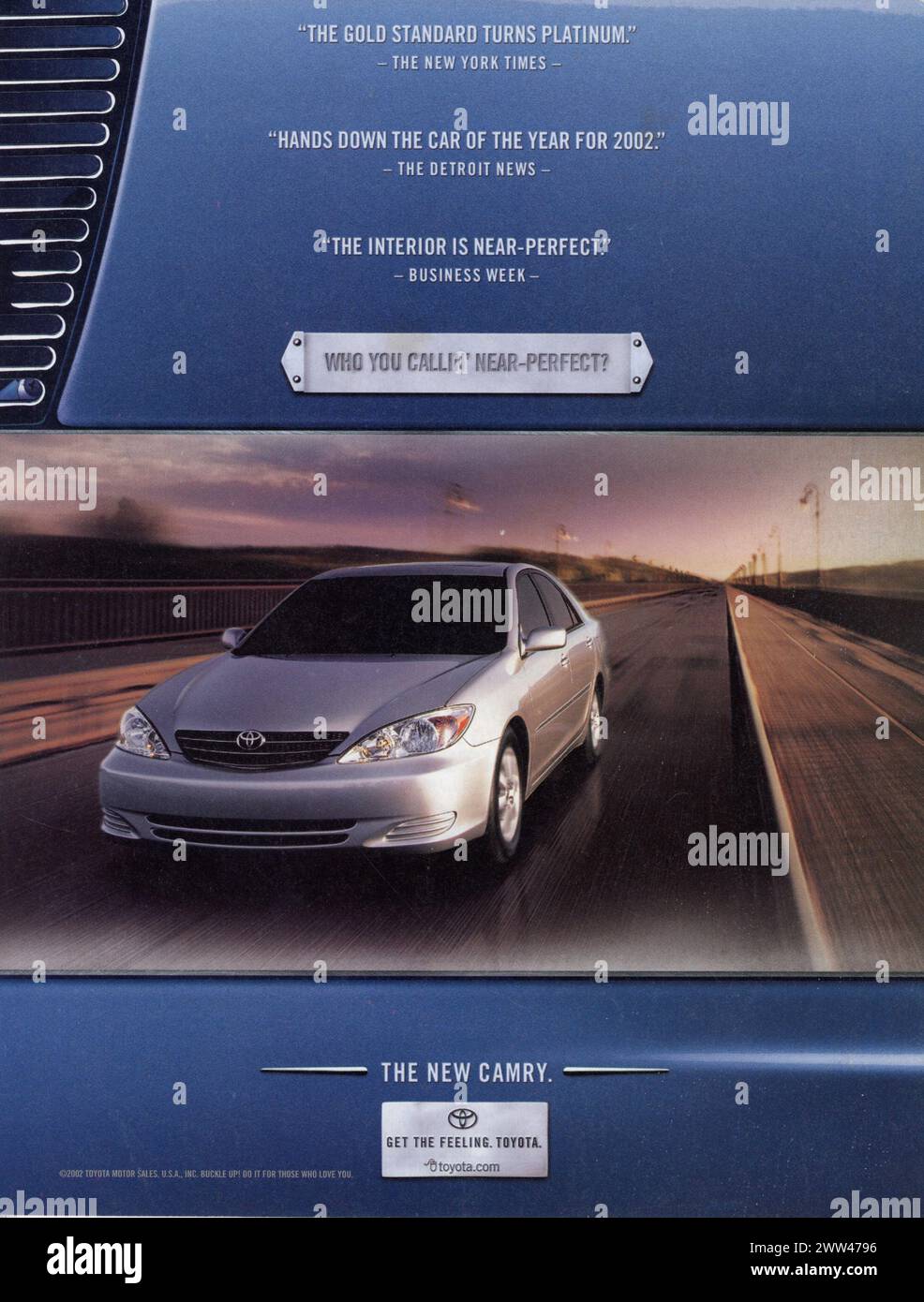 Vintage "Time" magazine 15 April 2002 issue advert, USA Stock Photo - Alamy