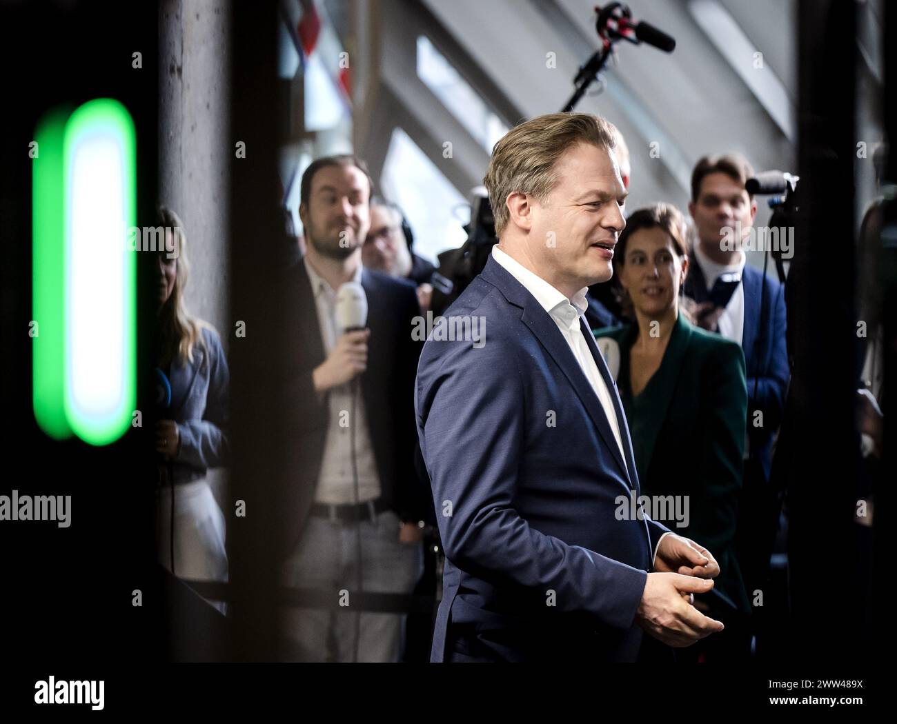 THE HAGUE - Pieter Omtzigt (NSC) after a new round of discussions in ...