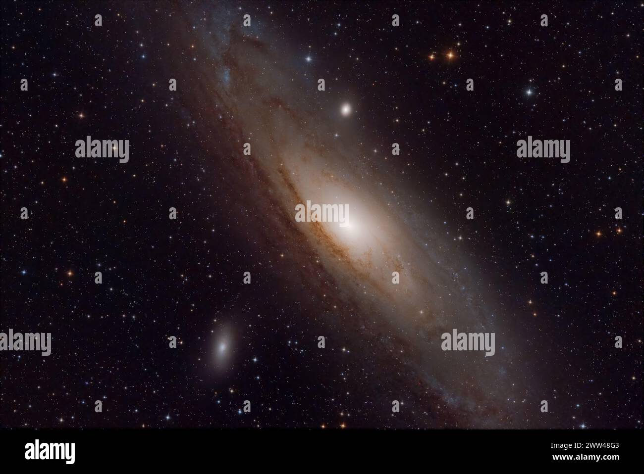 Andromeda Galaxy 300mm Lens