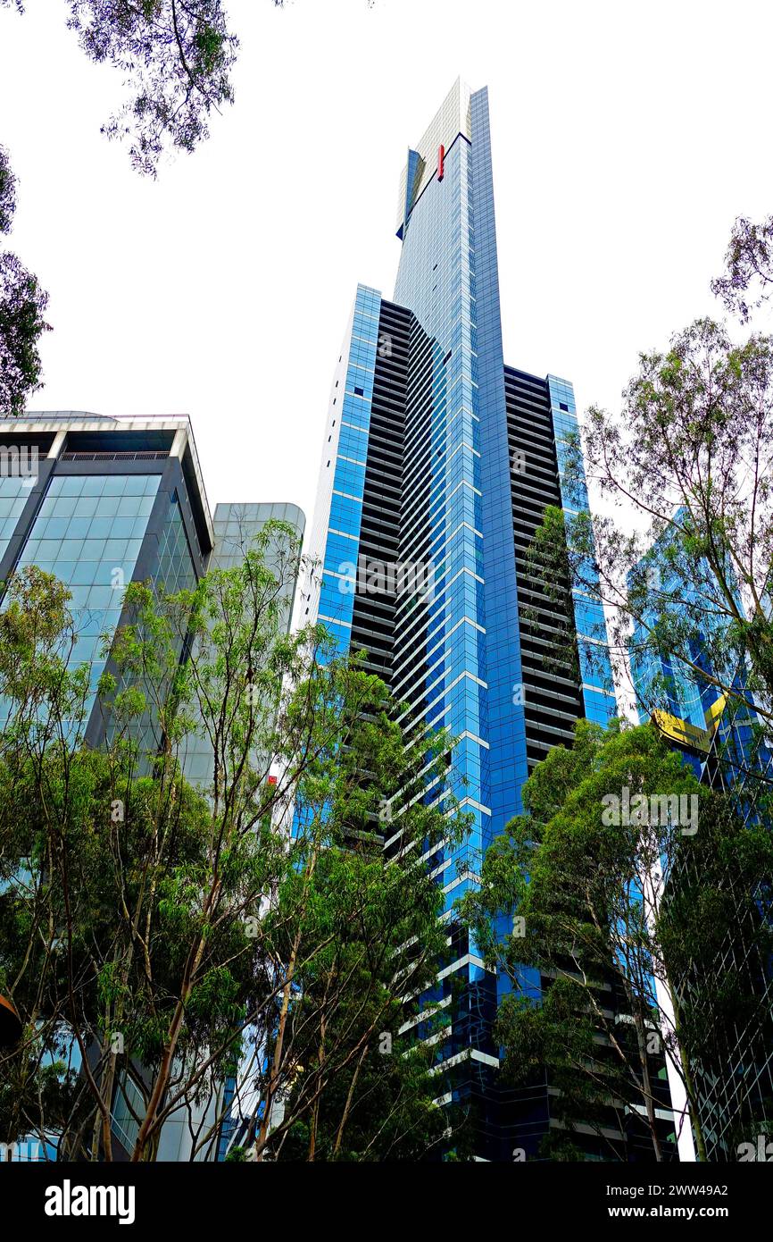 Eureka Skydeck Melbourne Australia Skyline Victoria Port Phillip Bay ...