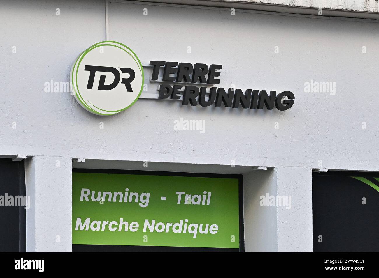 Lyon, France. 27th Jan, 2024. TDR Terre De Running Illustration of ...
