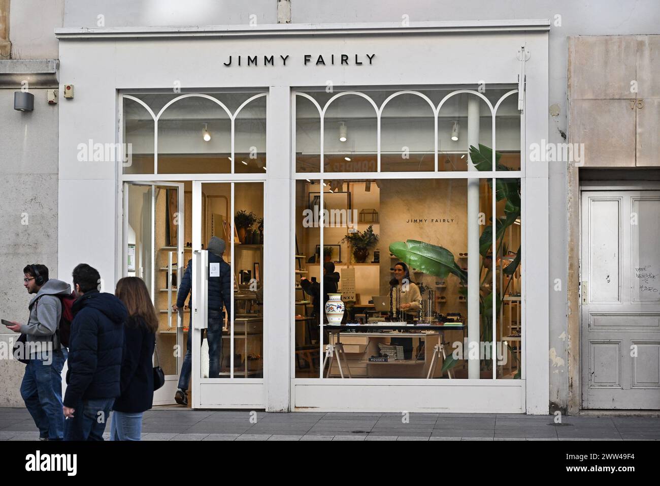 Jimmy Fairly Illustration of commercial signs and shops in Lyon, France ...