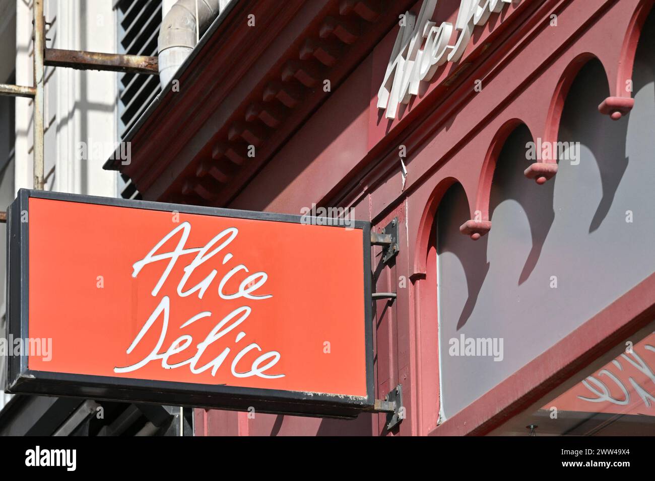 Alice Delice Illustration of commercial signs and shops in Lyon, France ...