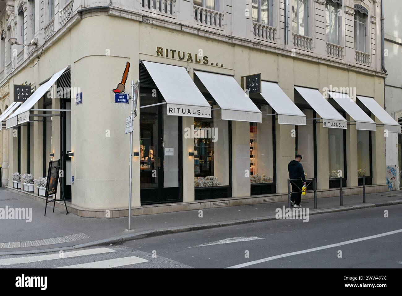 Lyon, France. 16th Feb, 2024. Rituals … Illustration of commercial ...