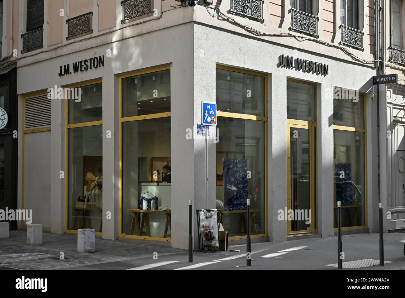 Lyon, France. 16th Feb, 2024. JM Weston Illustration of commercial ...