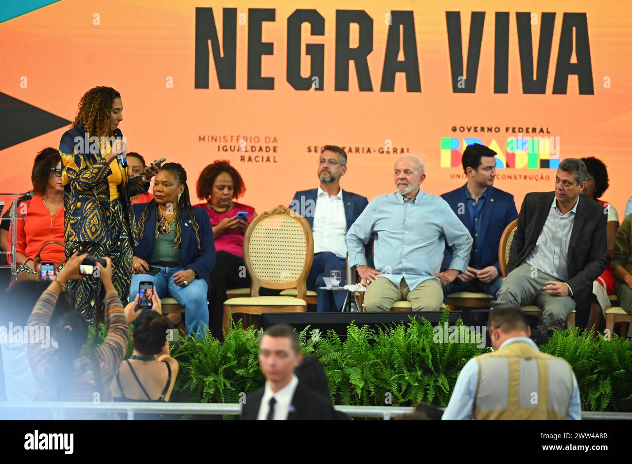 BRASÍLIA, DF - 21.03.2024: LULA LANÇA PROGRAMA JUVENTUDE NEGRA VIVA ...