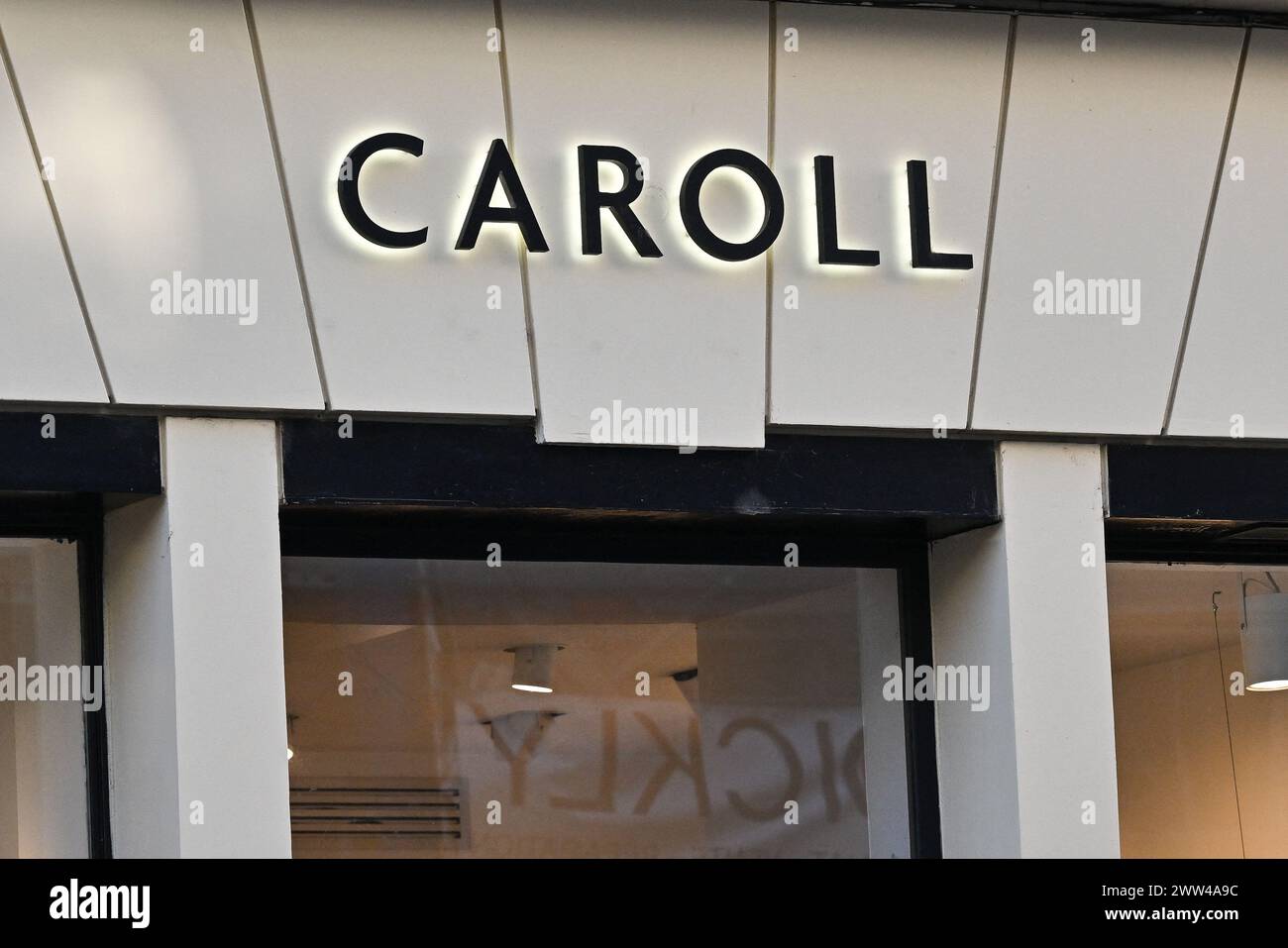 Caroll Illustration of commercial signs and shops in Lyon, France on ...