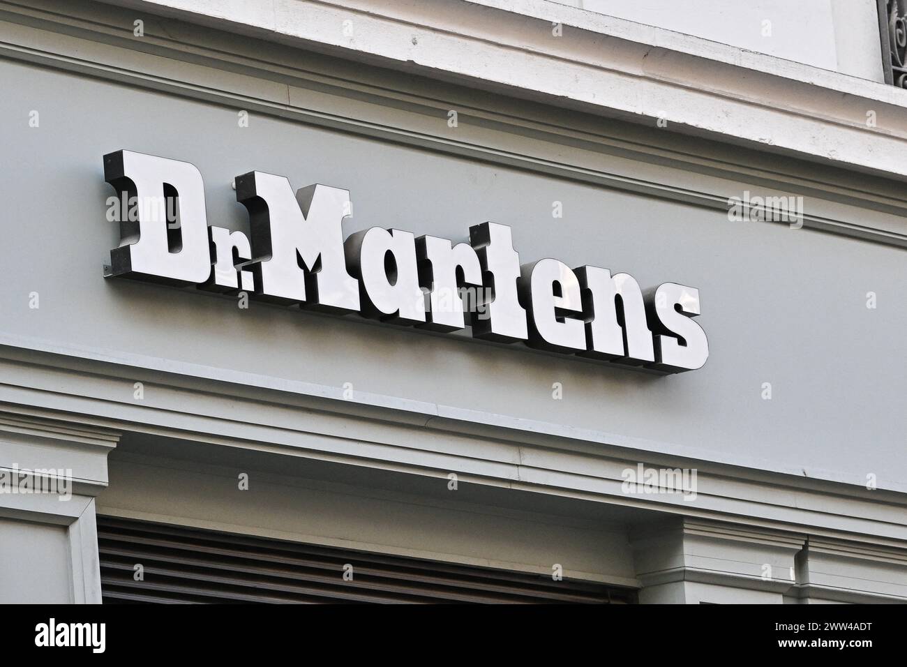 Lyon, France. 27th Jan, 2024. Dr Martens Illustration of commercial ...