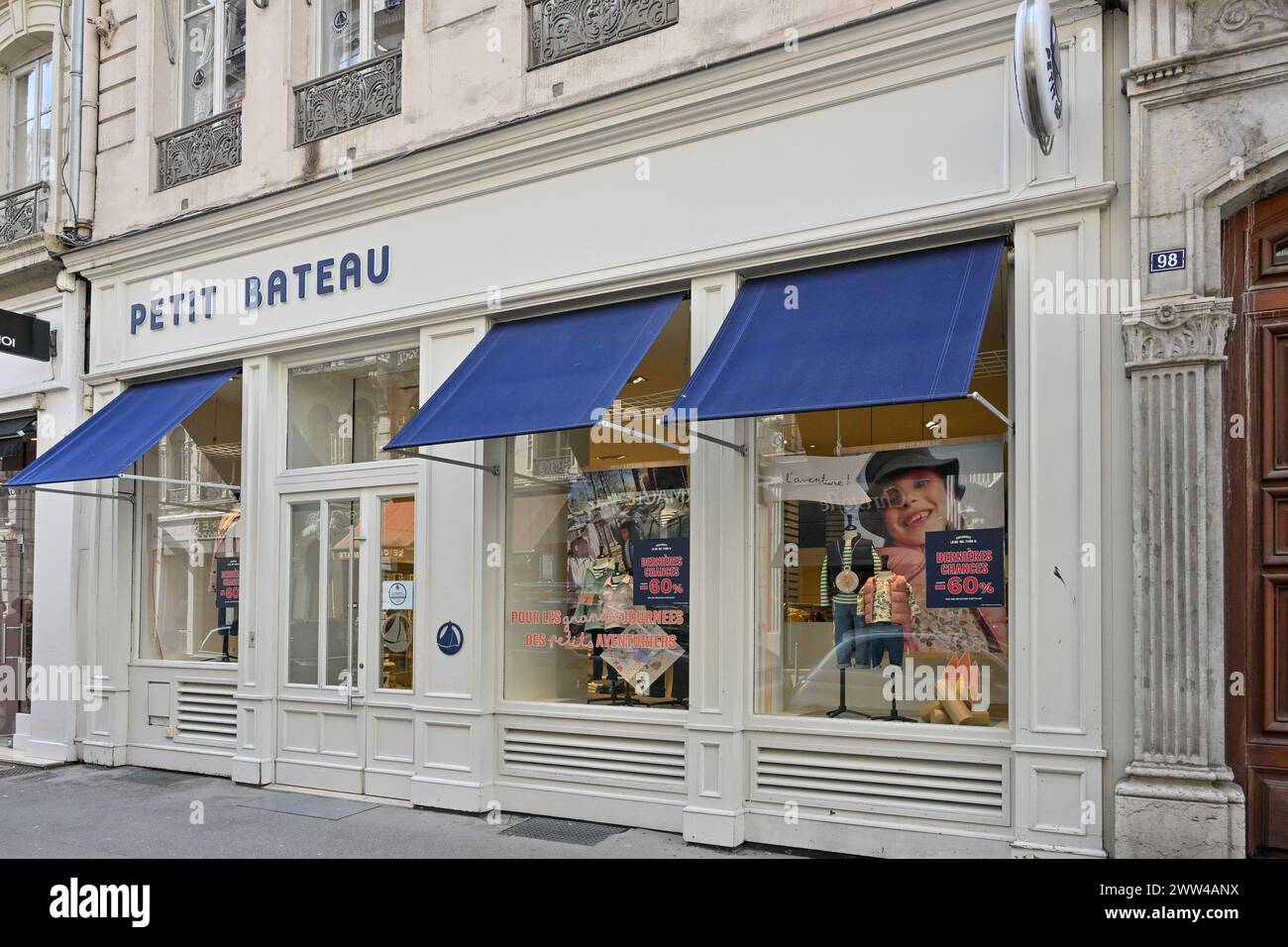 Lyon, France. 16th Feb, 2024. Petit Bateau Illustration of commercial ...
