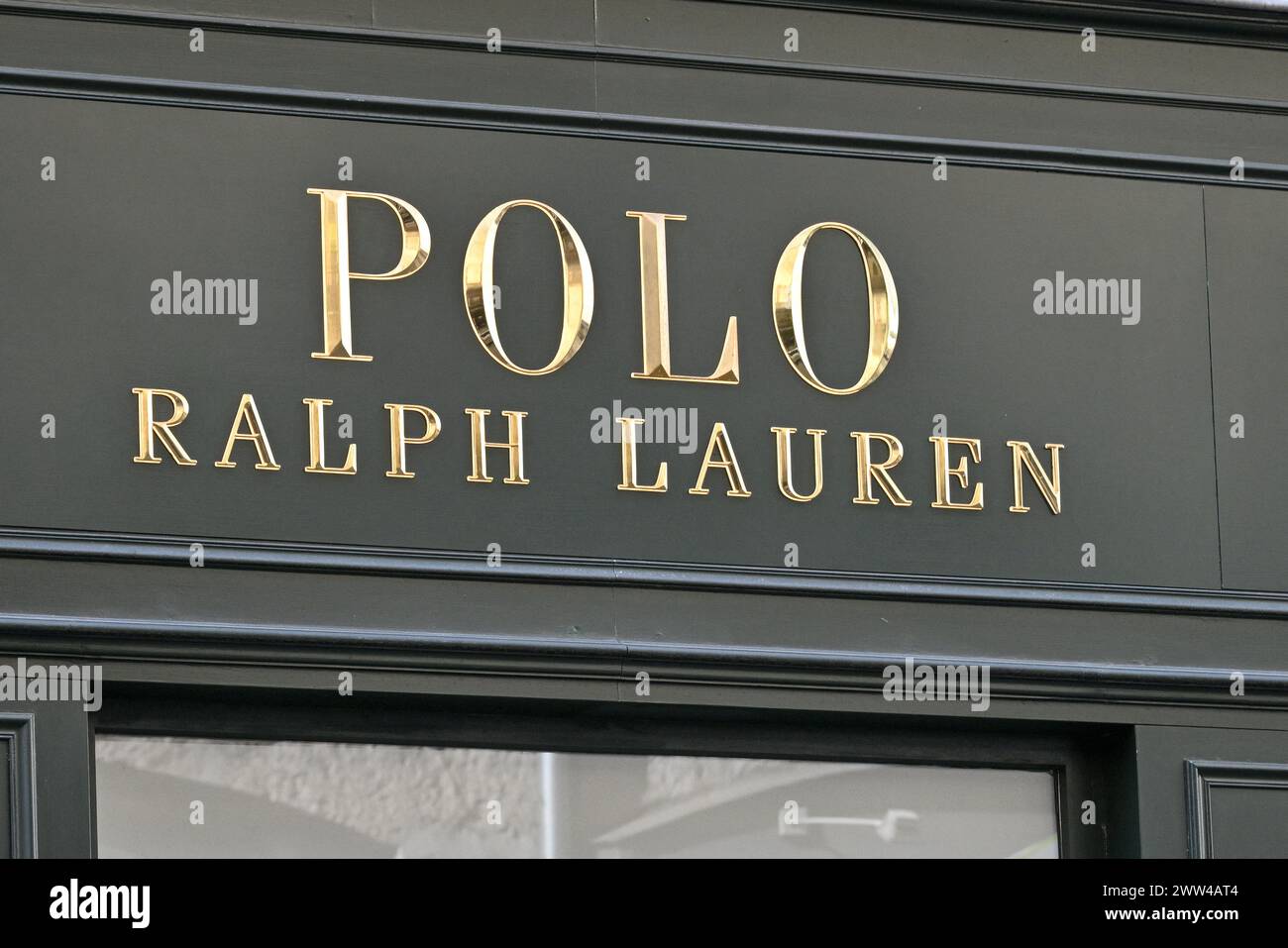 Polo Ralph Lauren Illustration of commercial signs and shops in Lyon ...