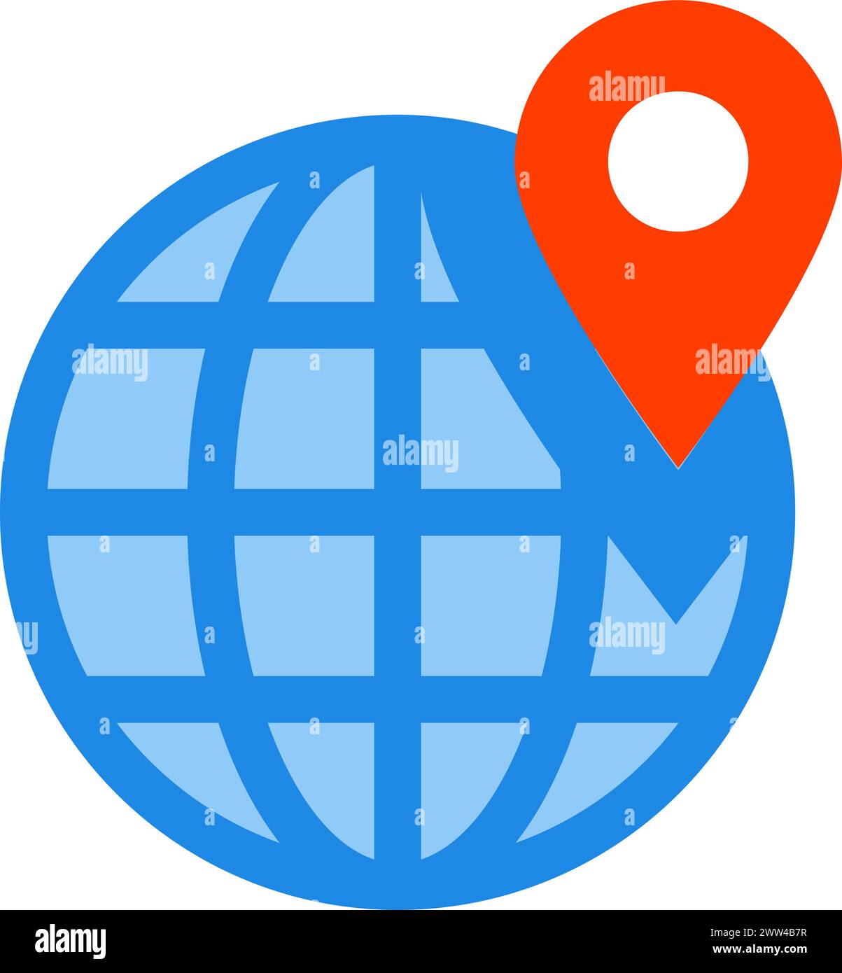 Worldwide location icon Stock Vector Image & Art - Alamy