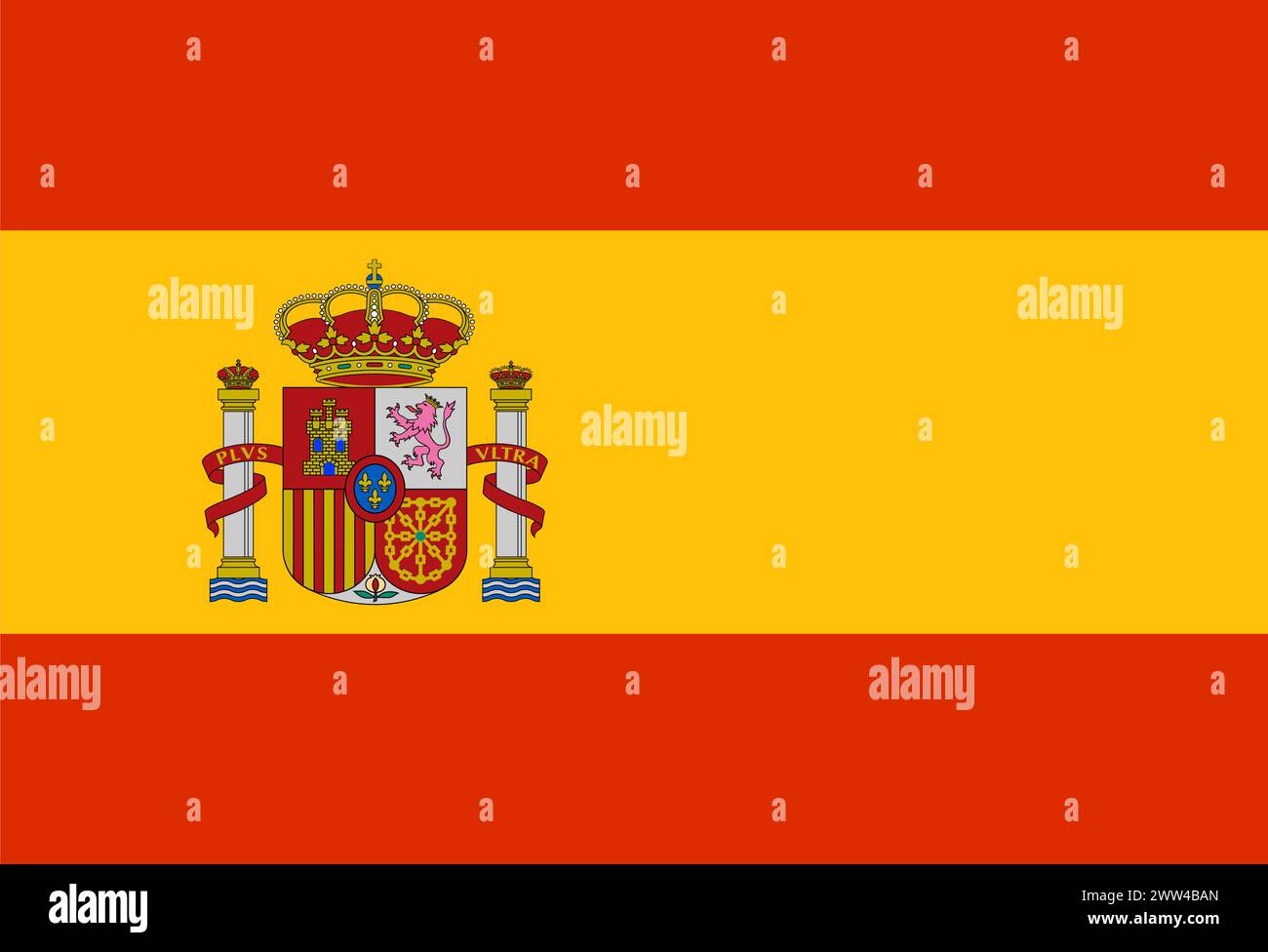 Spain flag icon Stock Vector Images - Alamy