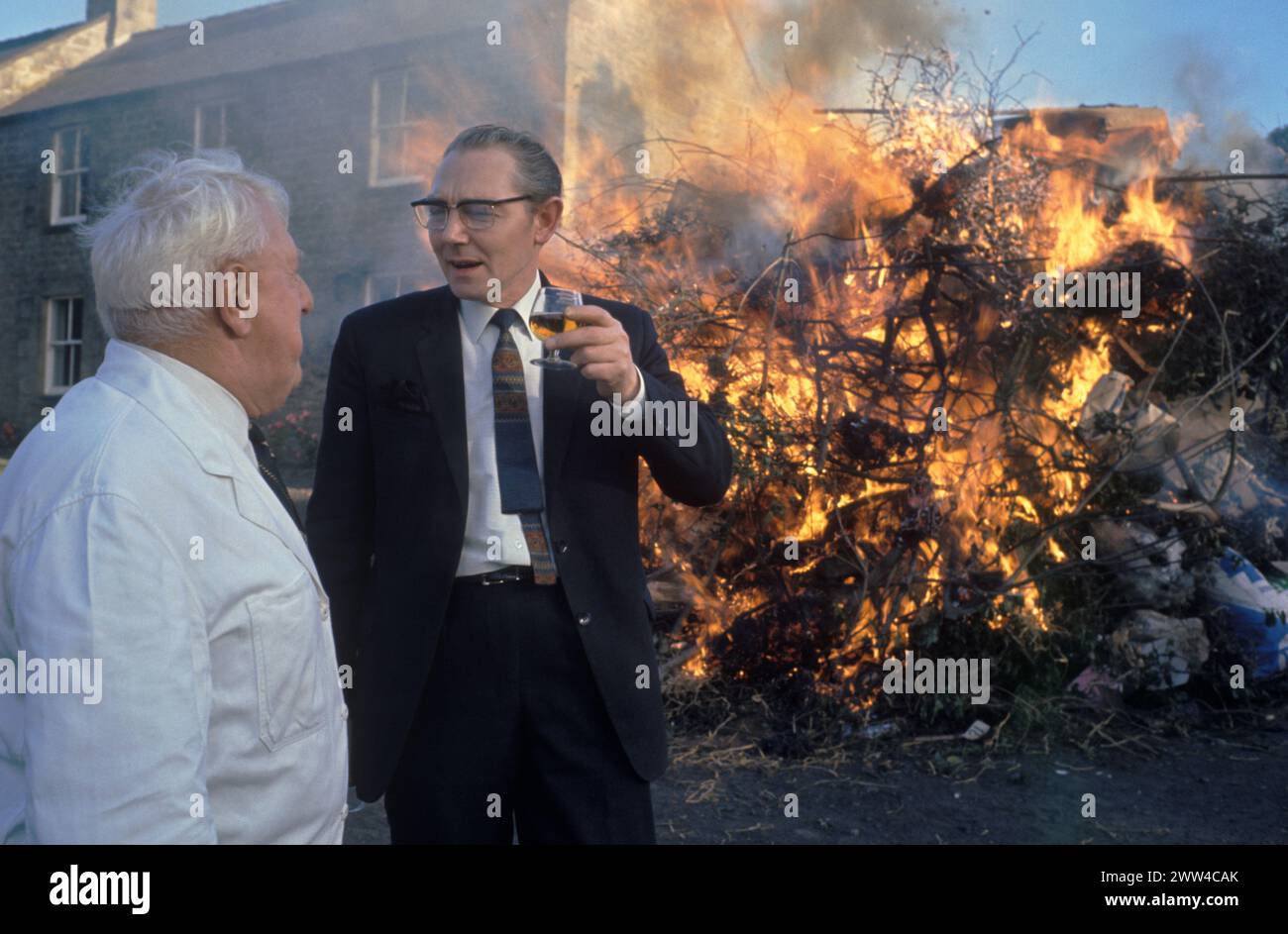 Baal Fire Whalton Northumberland UK. St Johns Eve 23 June annually ...
