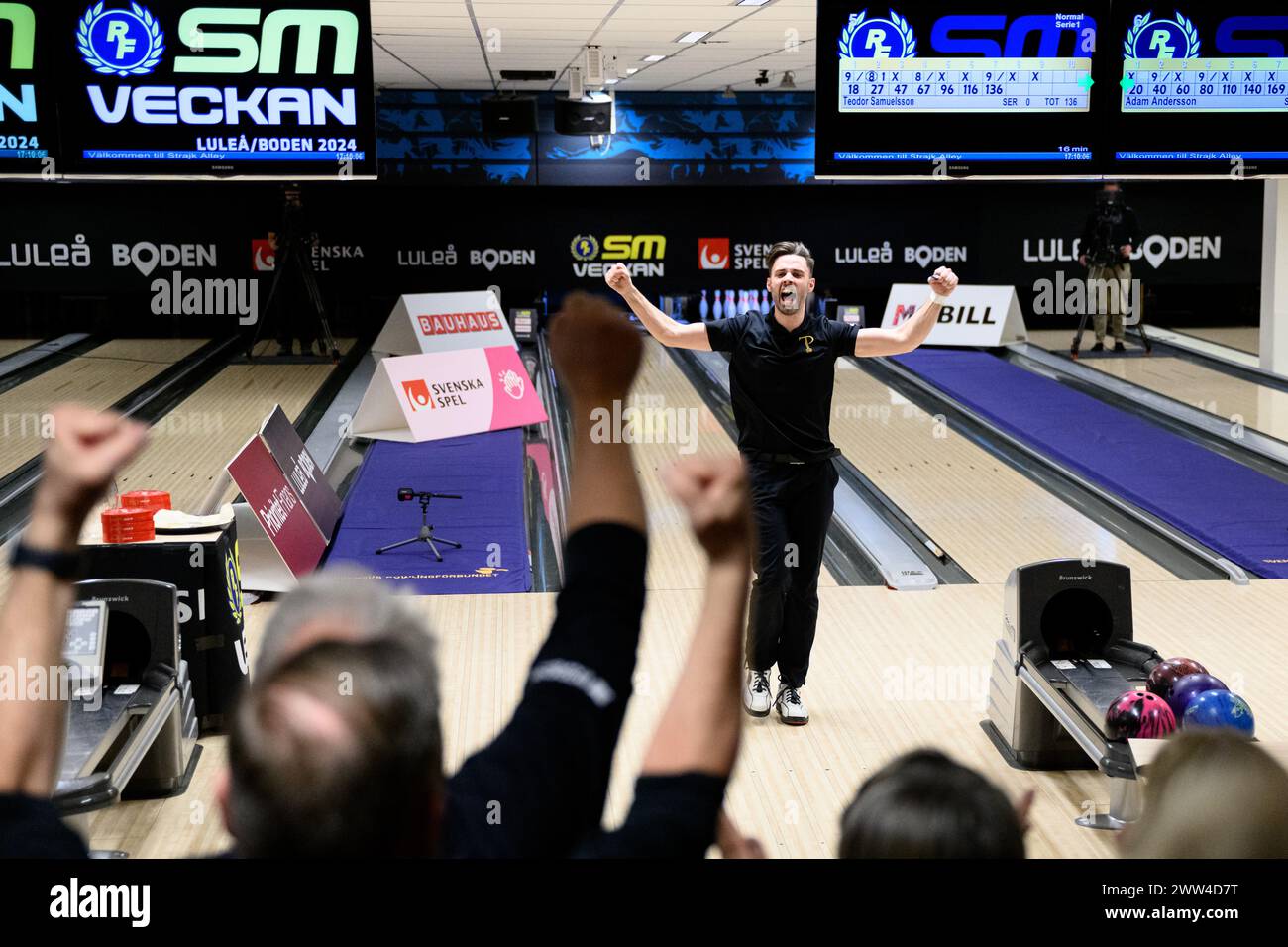 Boden, Sverige. 21st Mar, 2024. 240321 Adam Andersson, Team Pergamon BC ...