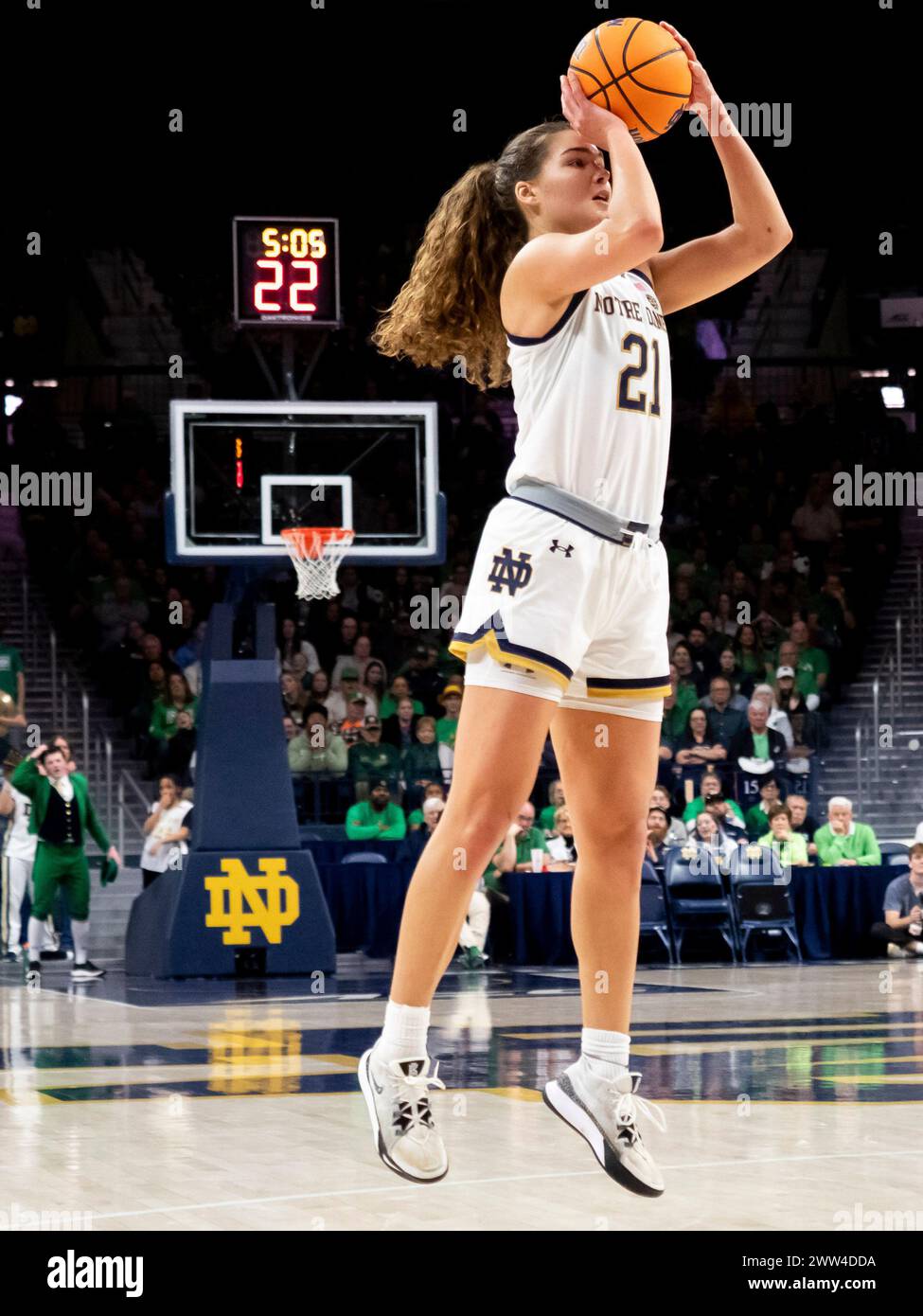 SOUTH BEND, IN - MARCH 03: Notre Dame Fighting Irish forward Maddy ...