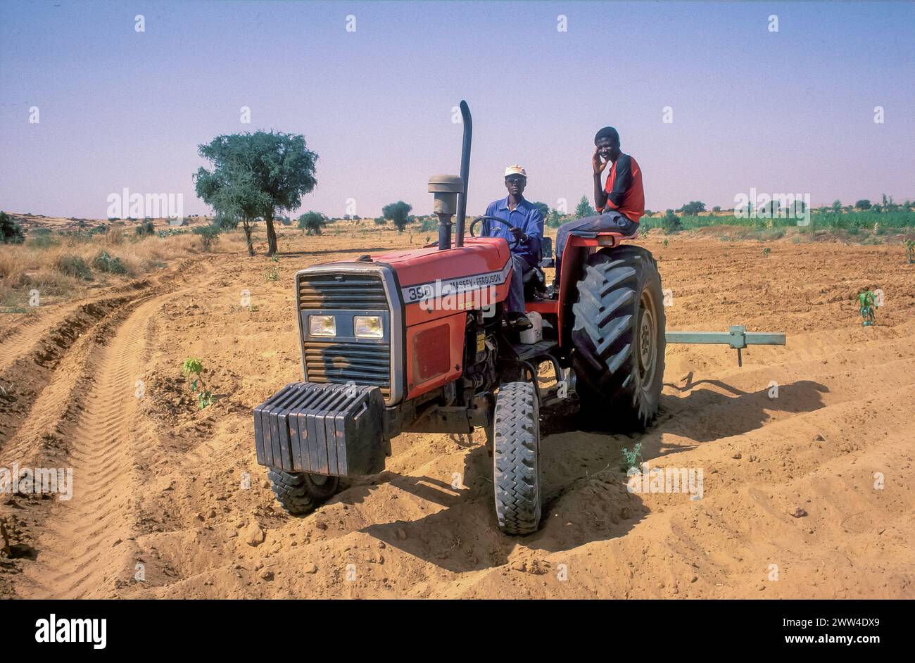 Tractor ploughing africa hi-res stock photography and images - Alamy