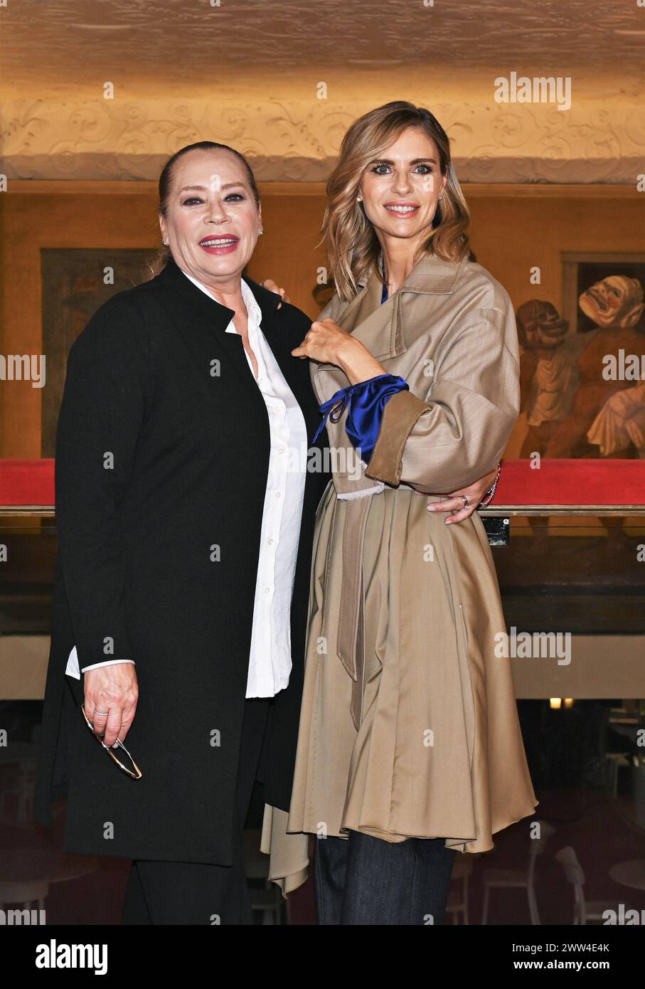 Milan, Italy. 21st Mar, 2024. Milan, Italy STEEL FLOWERS prose theater ...