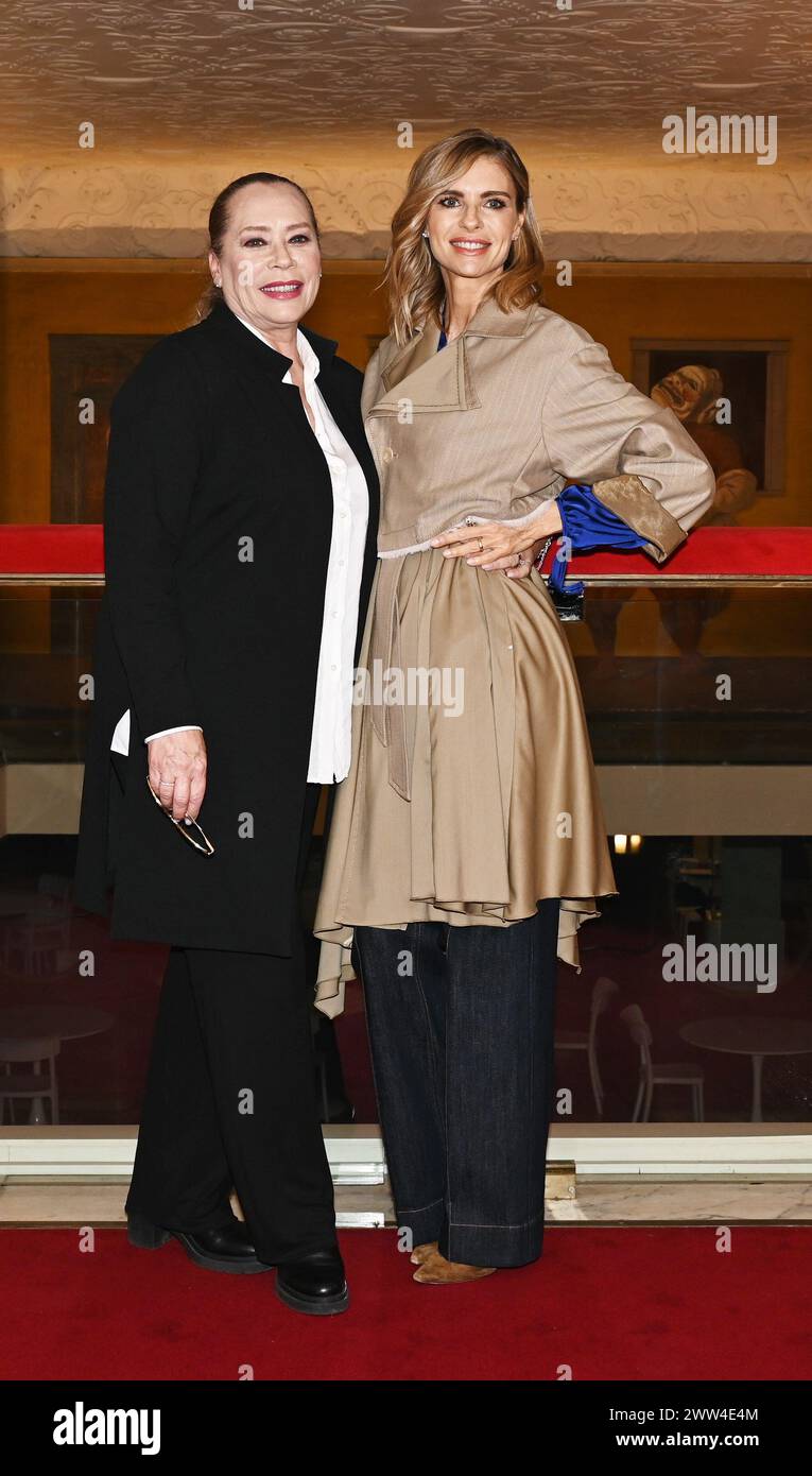 Milan, Italy. 21st Mar, 2024. Milan, Italy STEEL FLOWERS prose theater ...