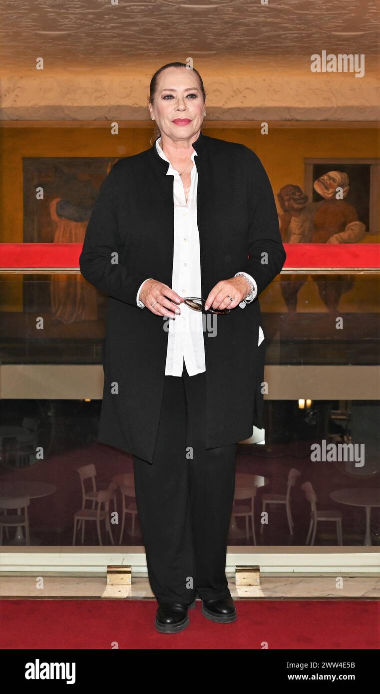 Milan, Italy. 21st Mar, 2024. Milan, Italy STEEL FLOWERS prose theater ...