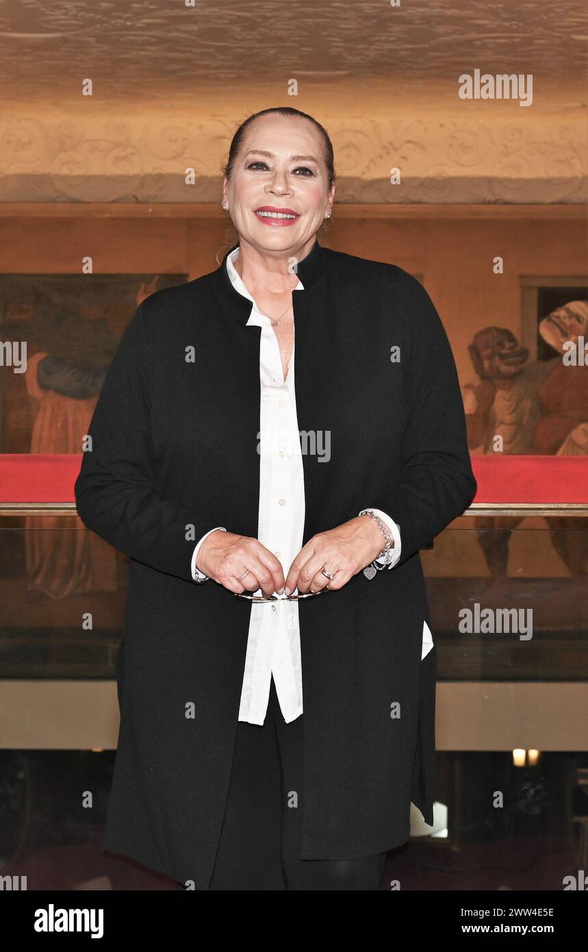 Milan, Italy. 21st Mar, 2024. Milan, Italy STEEL FLOWERS prose theater ...