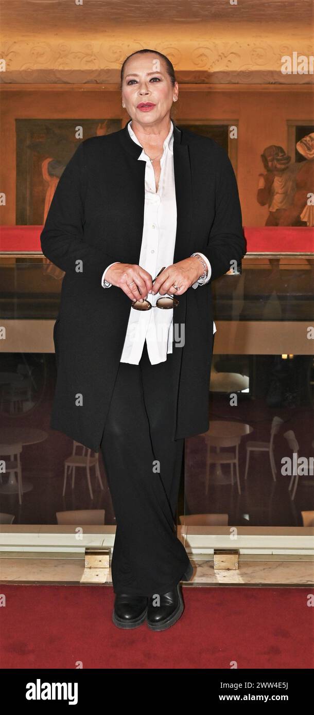 Milan, Italy. 21st Mar, 2024. Milan, Italy STEEL FLOWERS prose theater ...