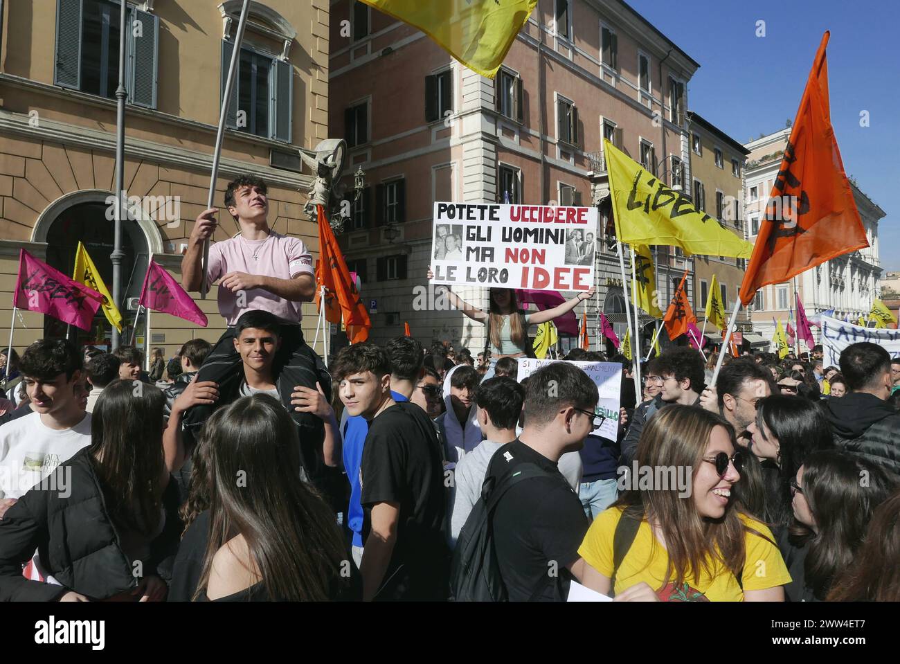 Thousands of people, including many students from all across the ...