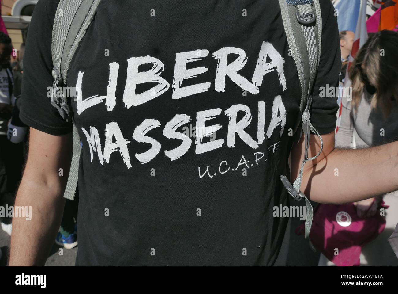 Rome italy mafia victims associazione libera don luigi ciotti pe hi-res ...