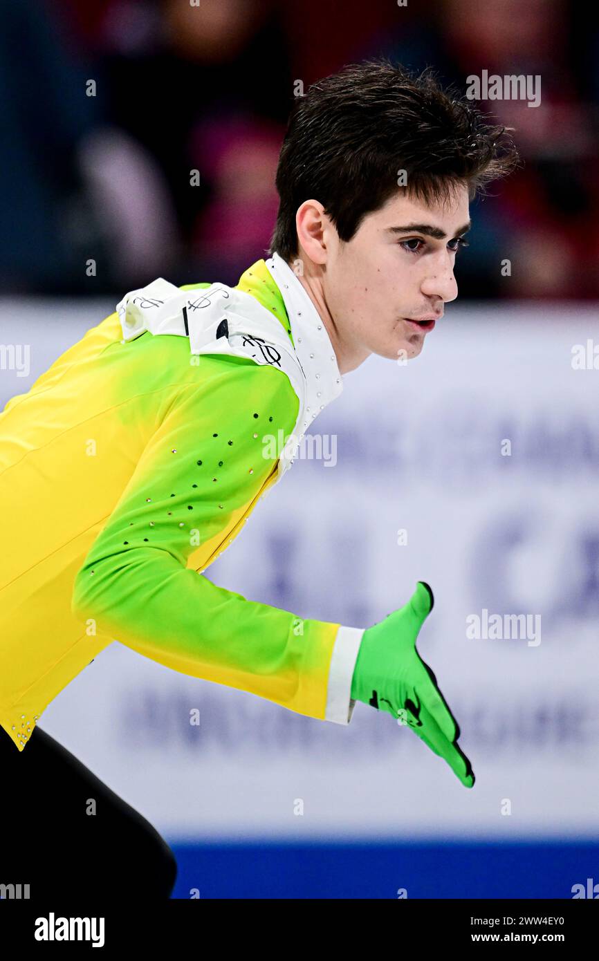 Montreal, Canada. March 21, 2024, Semen DANILIANTS (ARM), during Men ...