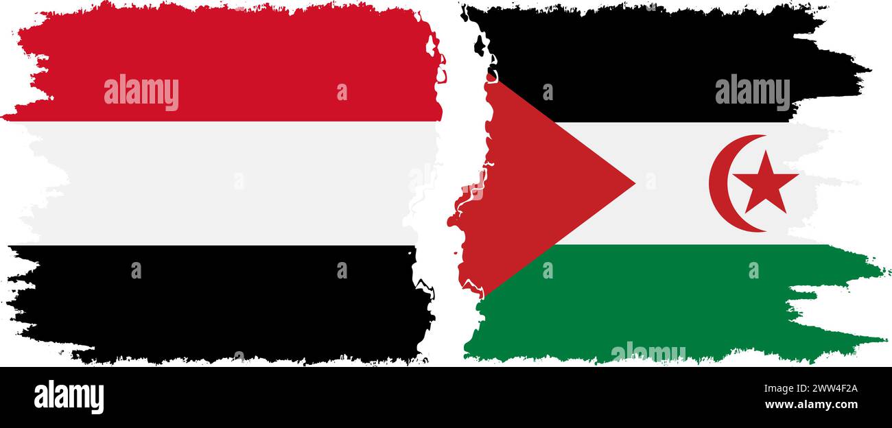 Yemen western sahara flag hi-res stock photography and images - Alamy