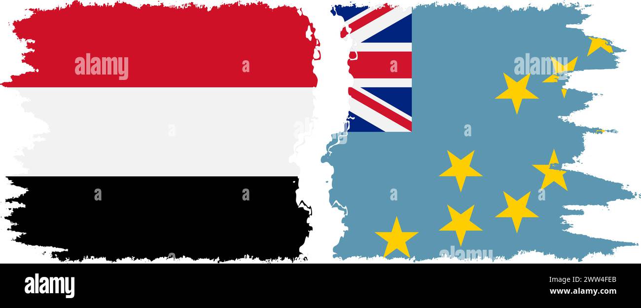 Yemen tuvalu flag hi-res stock photography and images - Alamy