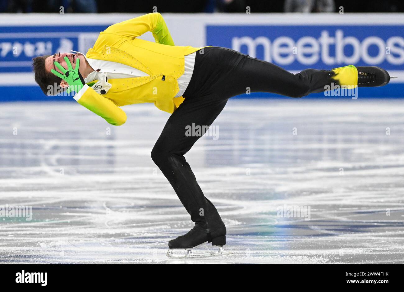 Montreal, Canada. 21st Mar, 2024. Semen Daniliants of Armenia performs ...