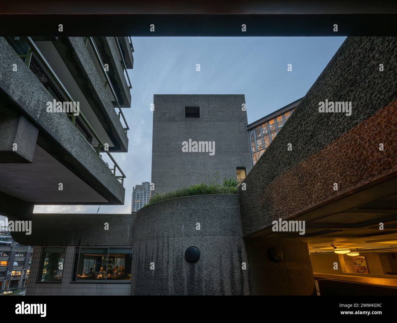 London, UK: Architecture of the Barbican Estate in the City of London ...