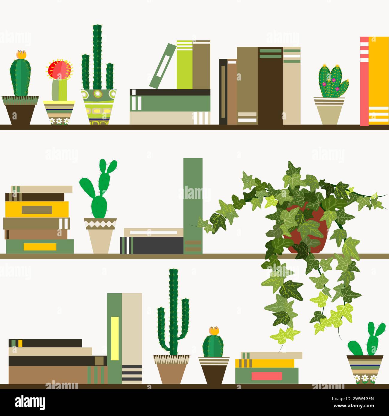 Full frame succulent Stock Vector Images - Alamy