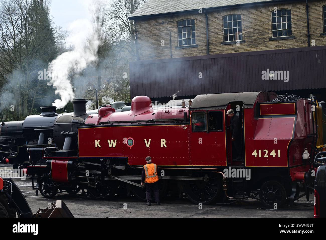 Keighley and Worth Valley Railway, Steam Weekend, Haworth 2024, train ...