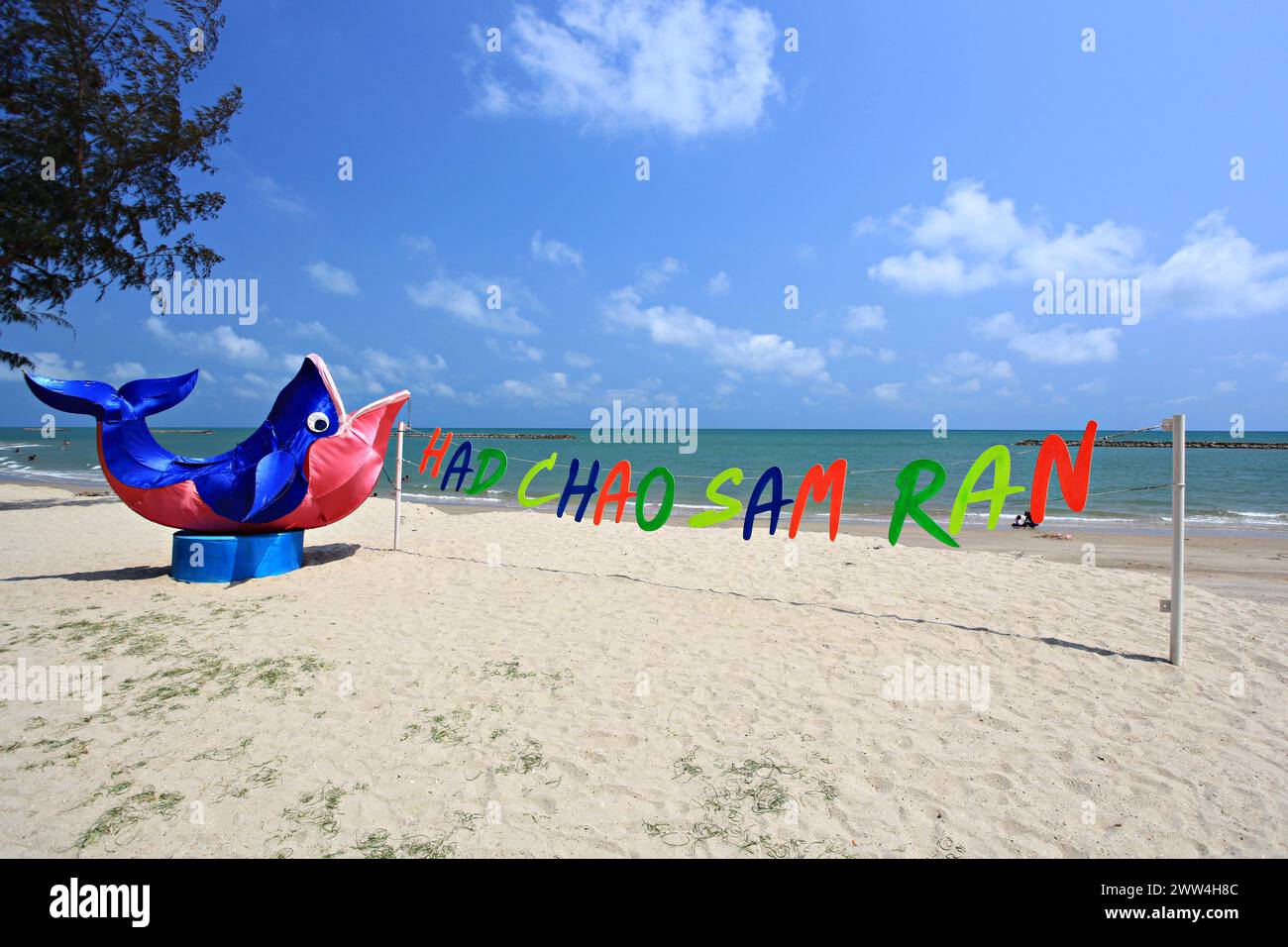 Daytime view of Famous tourist attraction, Chao Samran Beach ...