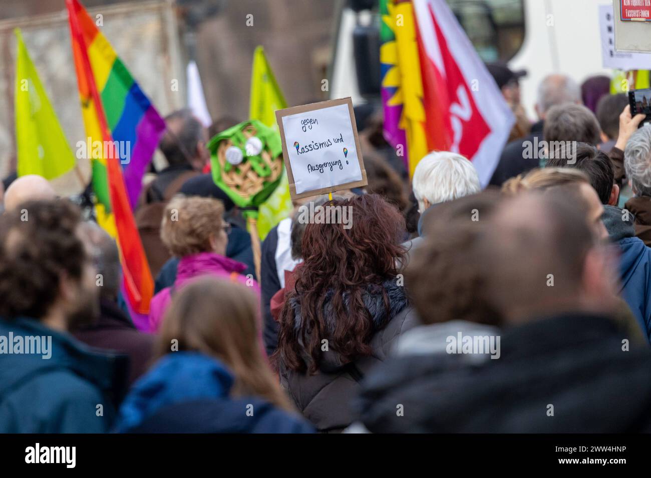 Demonstration Gemeinsam gegen Rechtsextremismus in Nürnberg Ver.di ruft ...