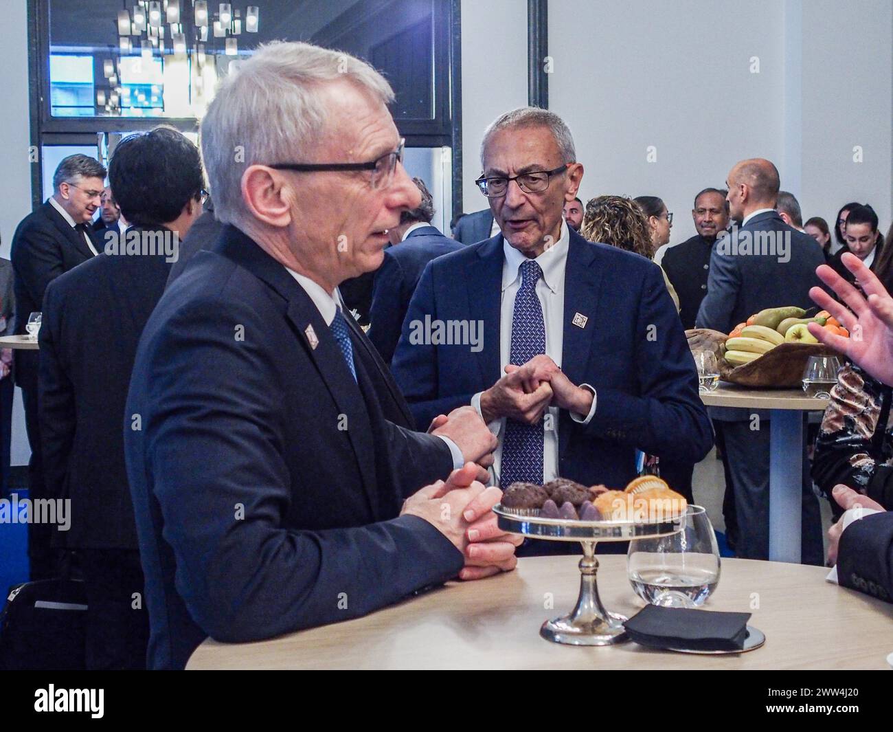 Brussels, Belgium, Belgium. 21st Mar, 2024. JOHN DAVID PODESTA, JR of ...