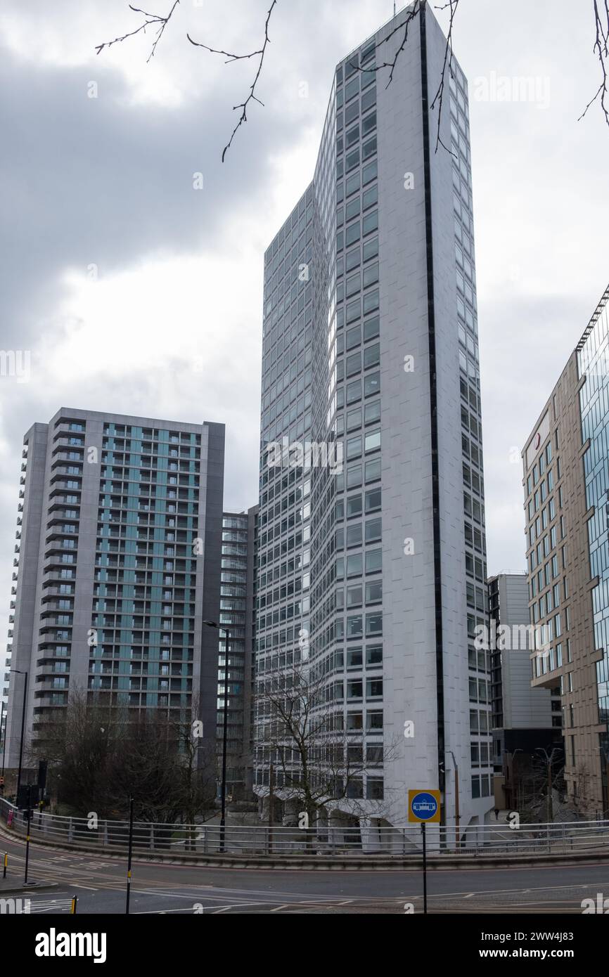 Alpha Tower in Birmingham is a grade 2 listed 28 storey modernist tower ...