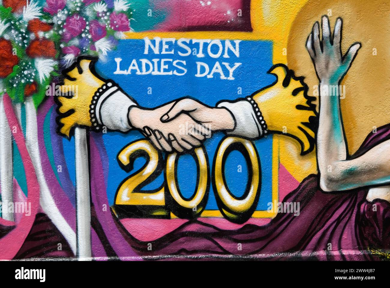 Neston Female Friendly Society Annual Club Walking Day. Neston Cheshire ...