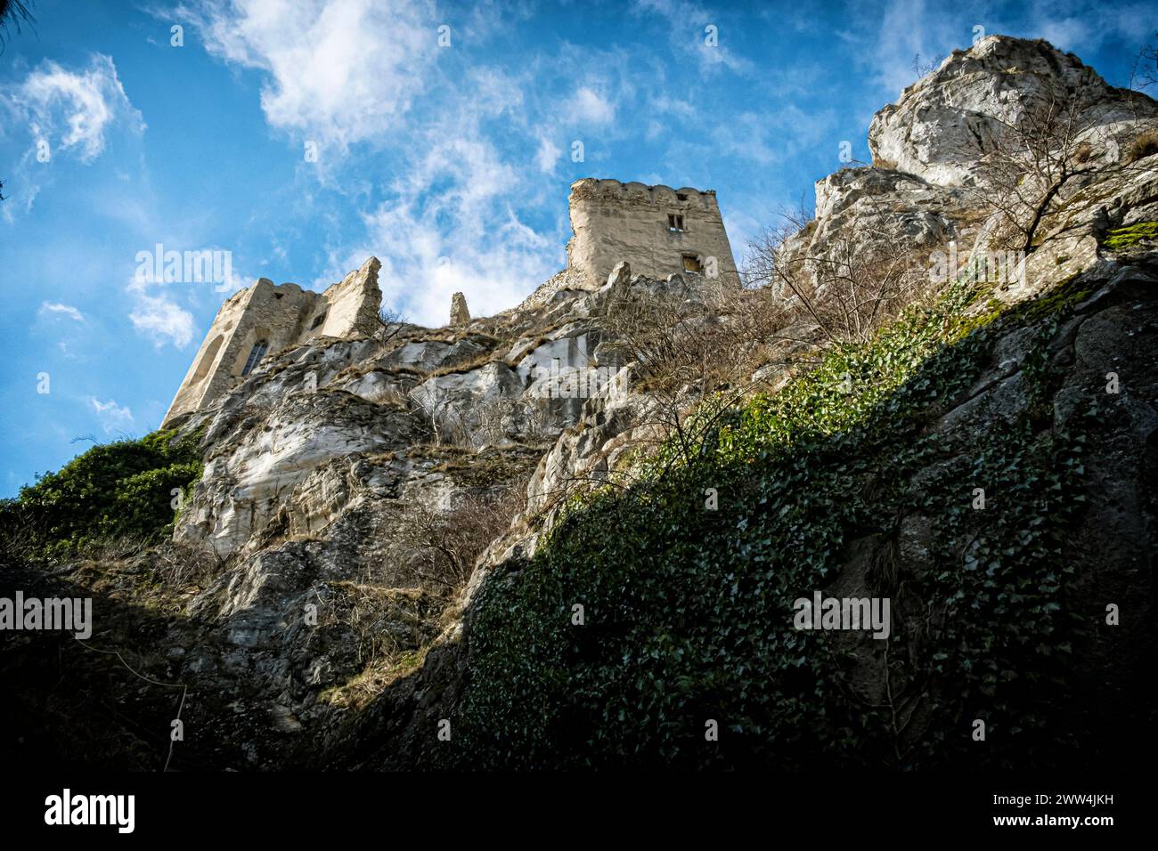 Beckov castle, Slovak republic, Europe. Travel destination ...